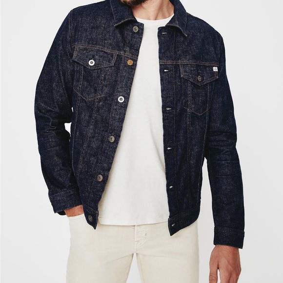 Ag Adriano Goldschmied | Jackets & Coats | Dark Denim Jacket | Poshmark
